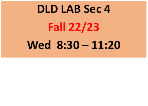 DIGITAL LOGIC DESIGN LAB Section4 Lab (20221_230212110_AAUP - JENIN ...